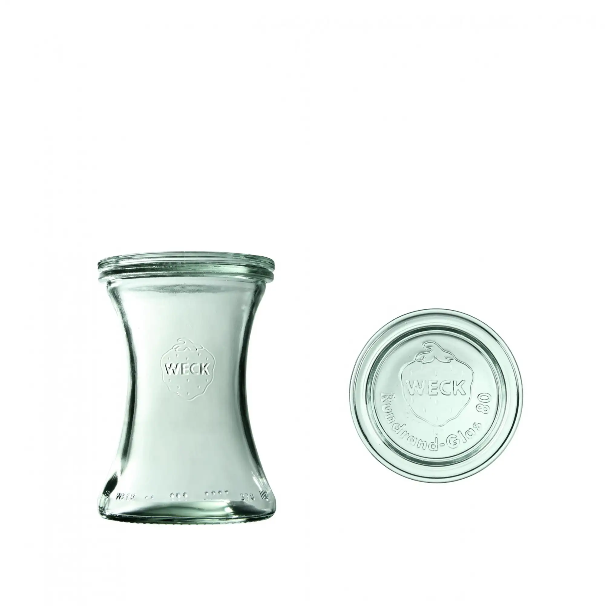 WECK DELI Komplet 6 słoików na przetwory z pokrywką 370 ml - sklep Nakrywamy.pl