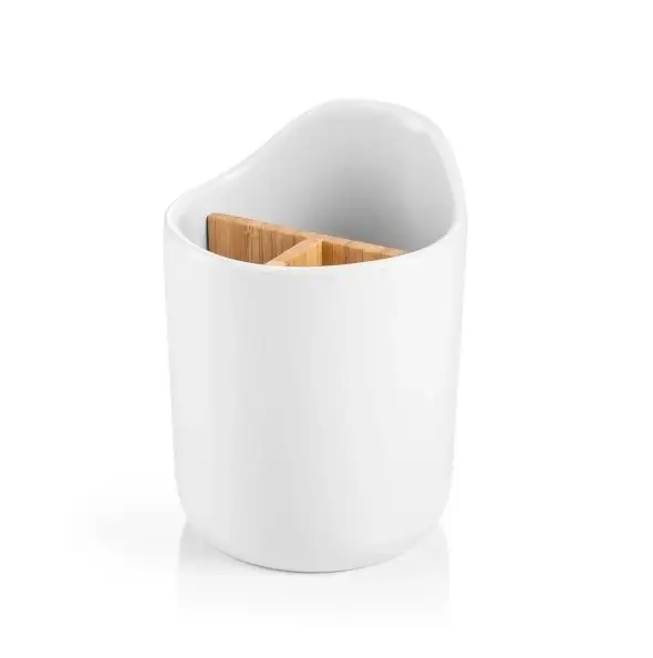 TESCOMA ONLINE Pojemnik na sztućce / ceramika, drewno bambusowe - sklep ...