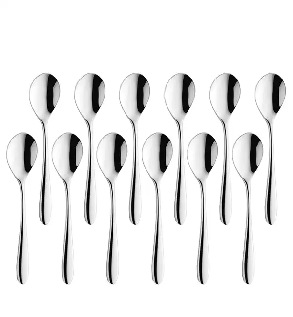 AMEFA CUBA Sztućce UE 12x Łyżeczka do herbaty luzem / stal nierdzewna ...