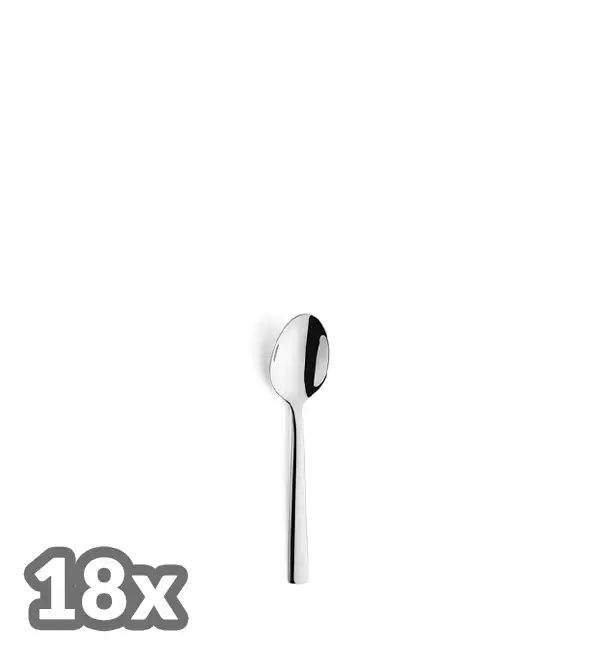 AMEFA MODERNO Sztućce UE / 18x Łyżeczka do kawy luzem / stal nierdzewna ...