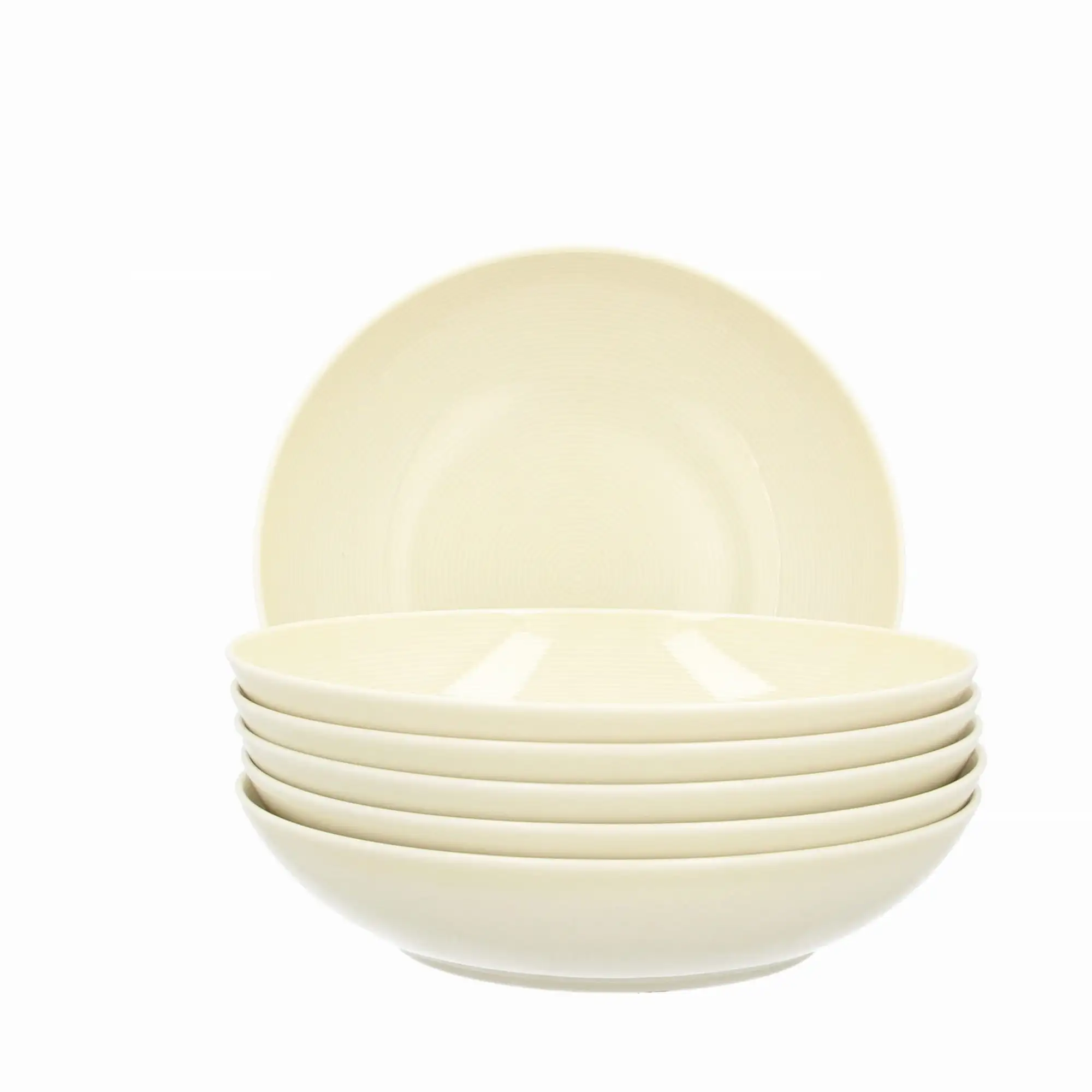 LUBIANA ETO MODERN KE00 Talerz głęboki 22 cm x 6 szt. / porcelana ...