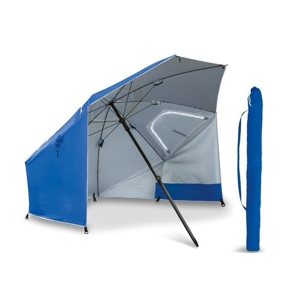 TADAR DELUXE Parasol plażowy z pokrowcem ala namiot / niebieski - sklep ...